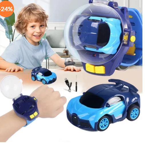 Kids Mini Remote Control Watch Car METAL BODY CAR – Toymallpk