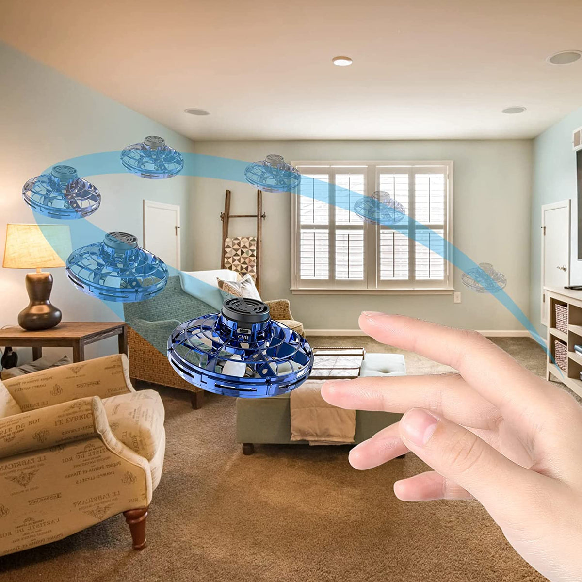 UFO Fingertip Upgrade Flight Gyro Flying Spinner – Toymallpk