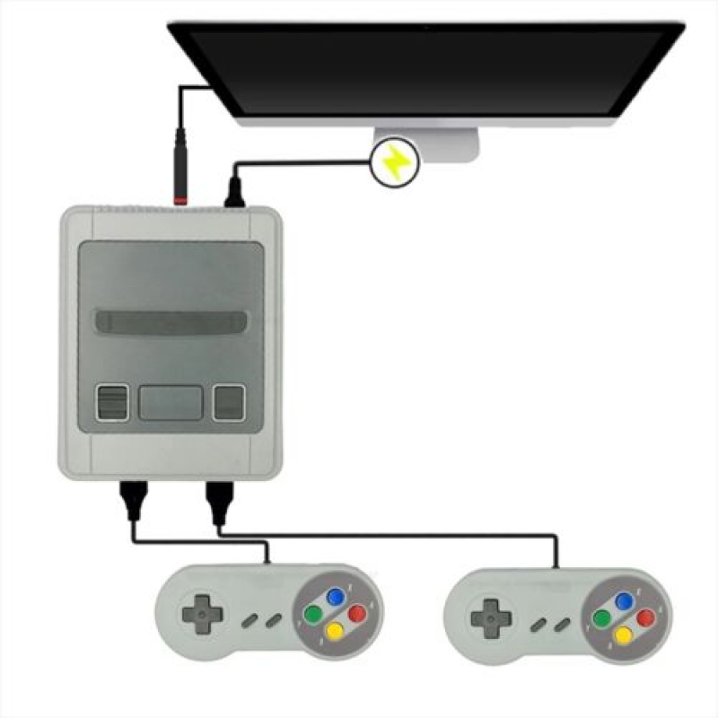 VIDEO TV GAME 620 Games In 1 Mini SNES TV Super Classic Retro SFC Vide ...