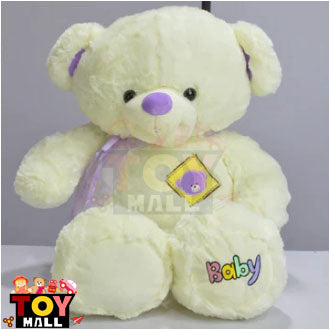 Big White Teddy Bear Soft Stuff Toy – Toymallpk