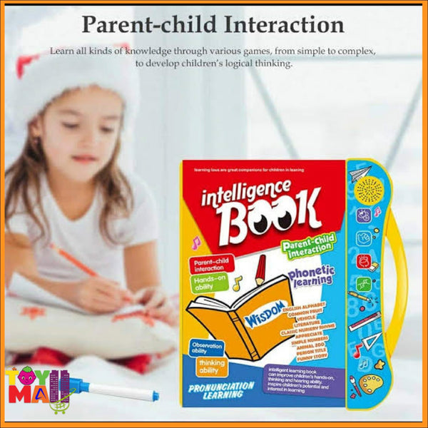Intelligence study book with sounds for kids – Toymallpk